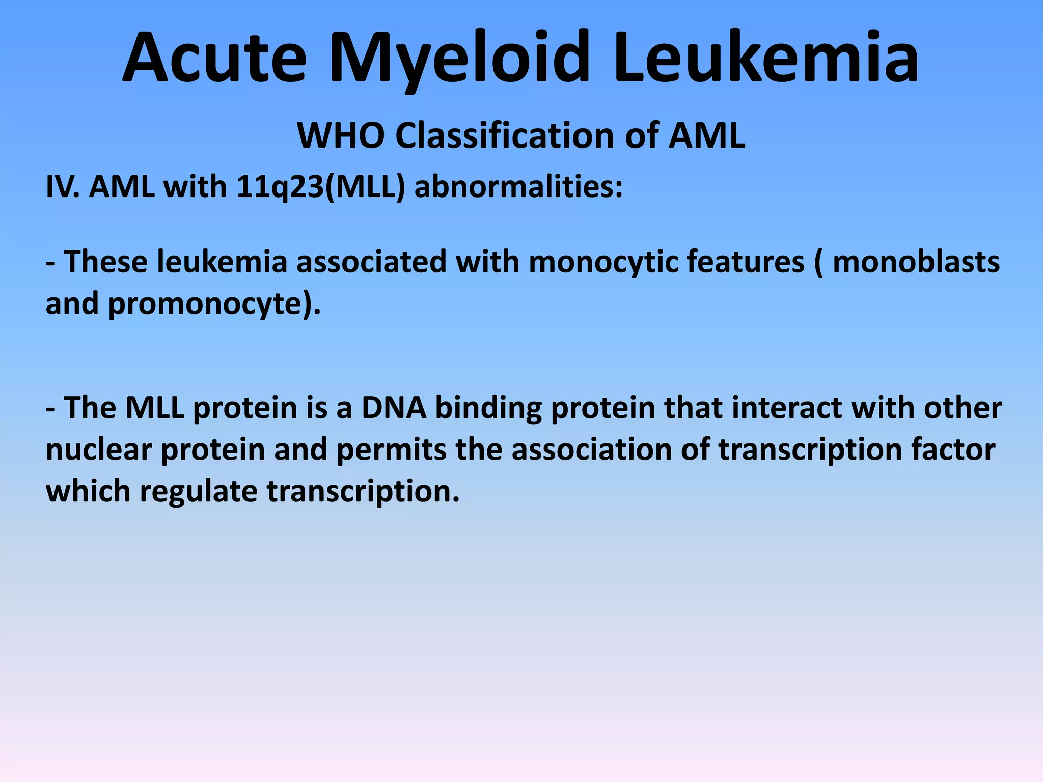 Acute leukemia | PPTX