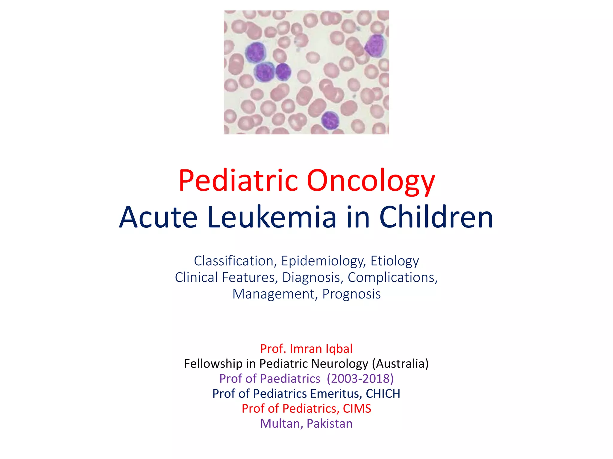 Acute leukemia in children 2021 | PDF