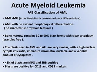 Acute leukemia lm754 | PPTX