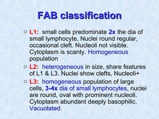 Acute leukemias 2-csbrp | PPT | Blood Disorders | Diseases and Conditions