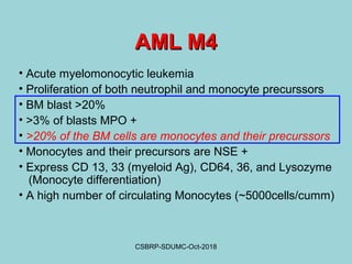 Acute leukemias aml-csbrp | PPT