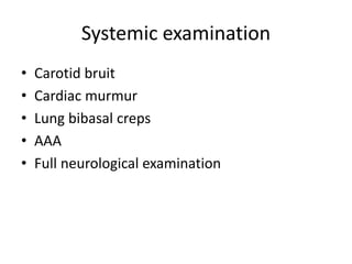 Acute limb ischaemia | PPTX