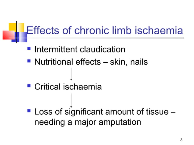 Acute limb ischaemia | PPT | First Aid | Injuries