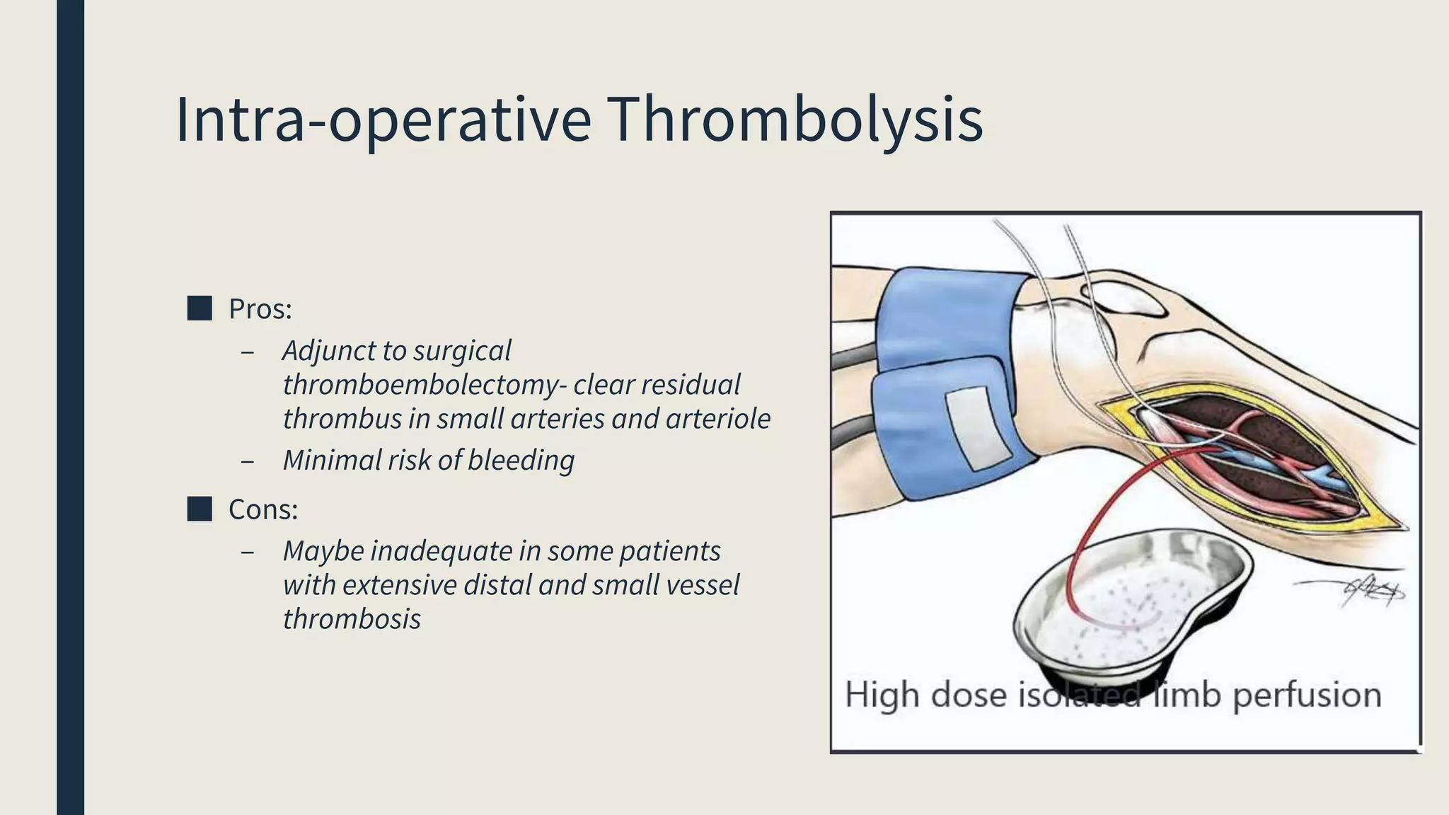 Acute limb ischemia | PPTX | First Aid | Injuries