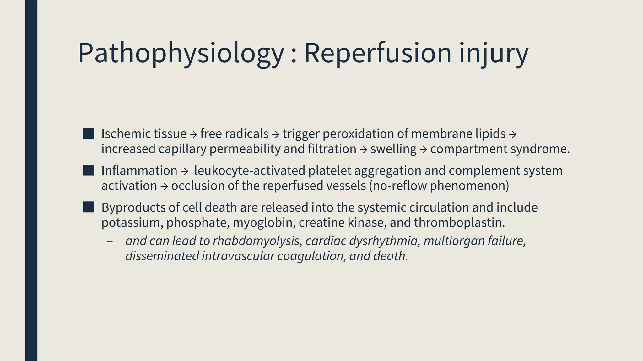 Acute limb ischemia | PPTX