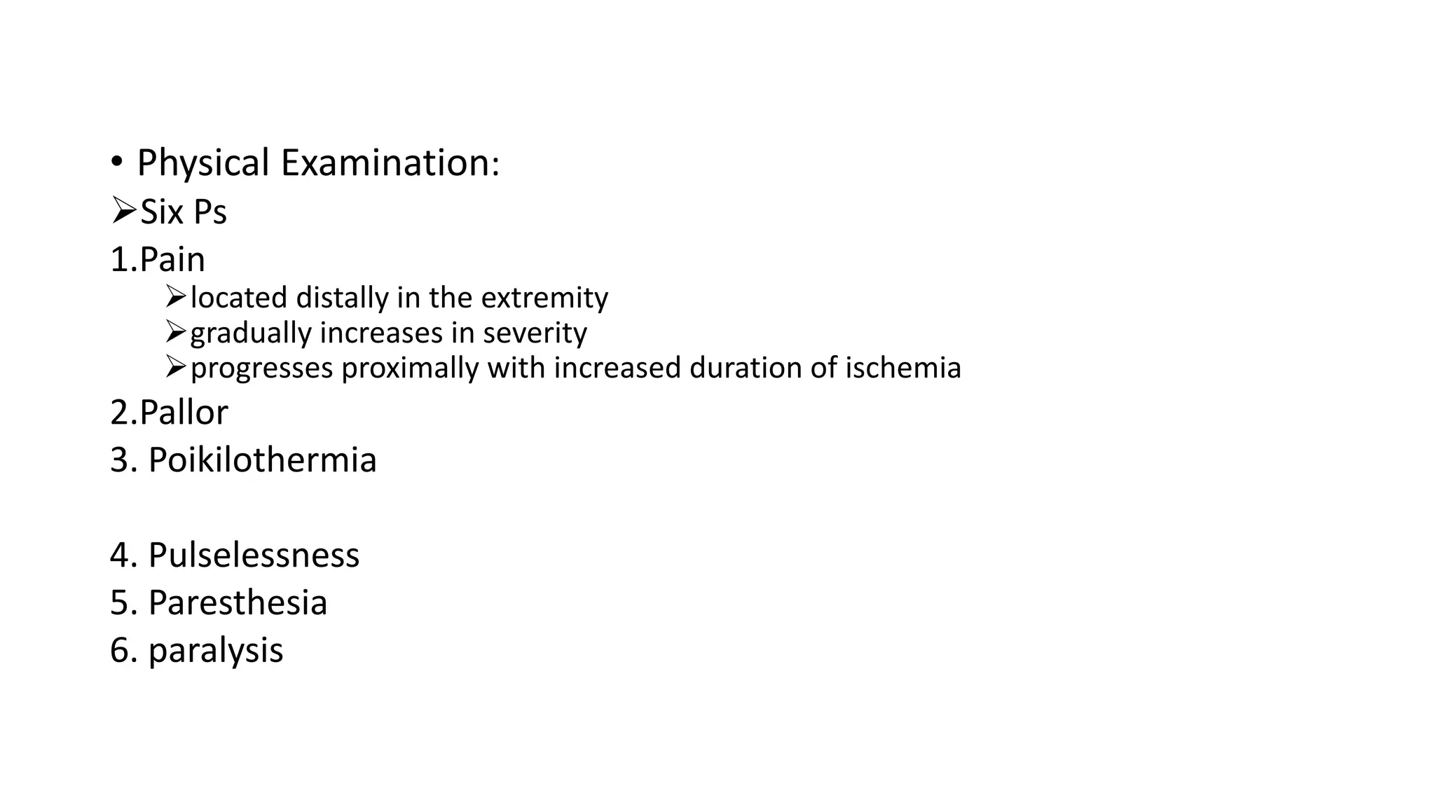 Acute limb ischemia | PPTX