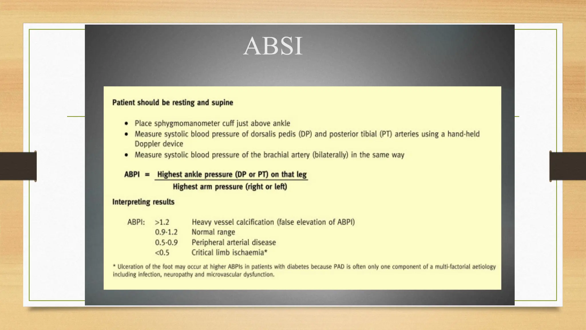 Slide of Acute limb ischemia (diagnosis, complication, management) | PPTX