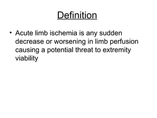 Acute Limb Ischemia with its detat 5.ppt