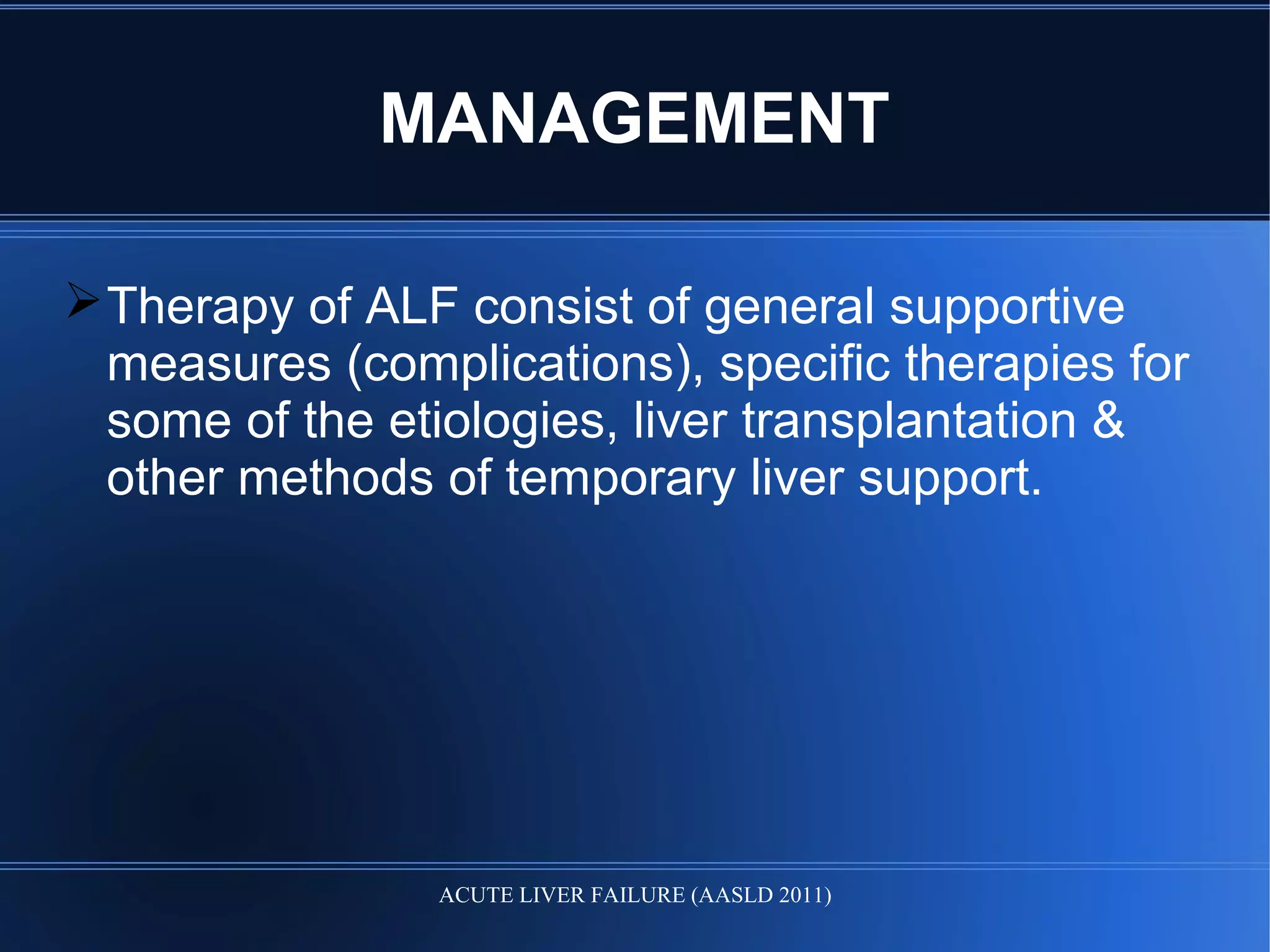 Acute liver failure | PPT