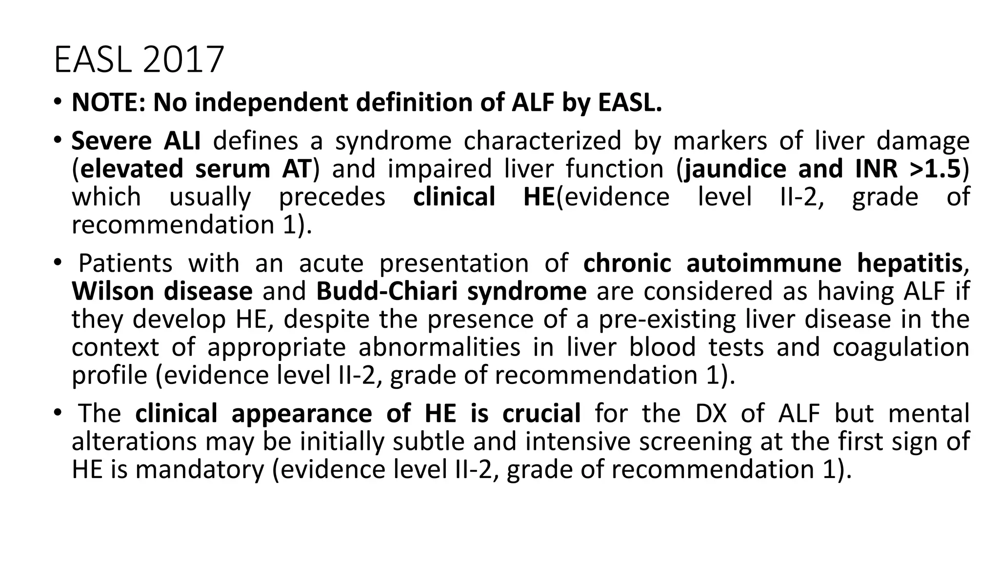 Acute liver failure | PPTX
