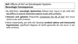 Acute liver failure Managemt | PPTX