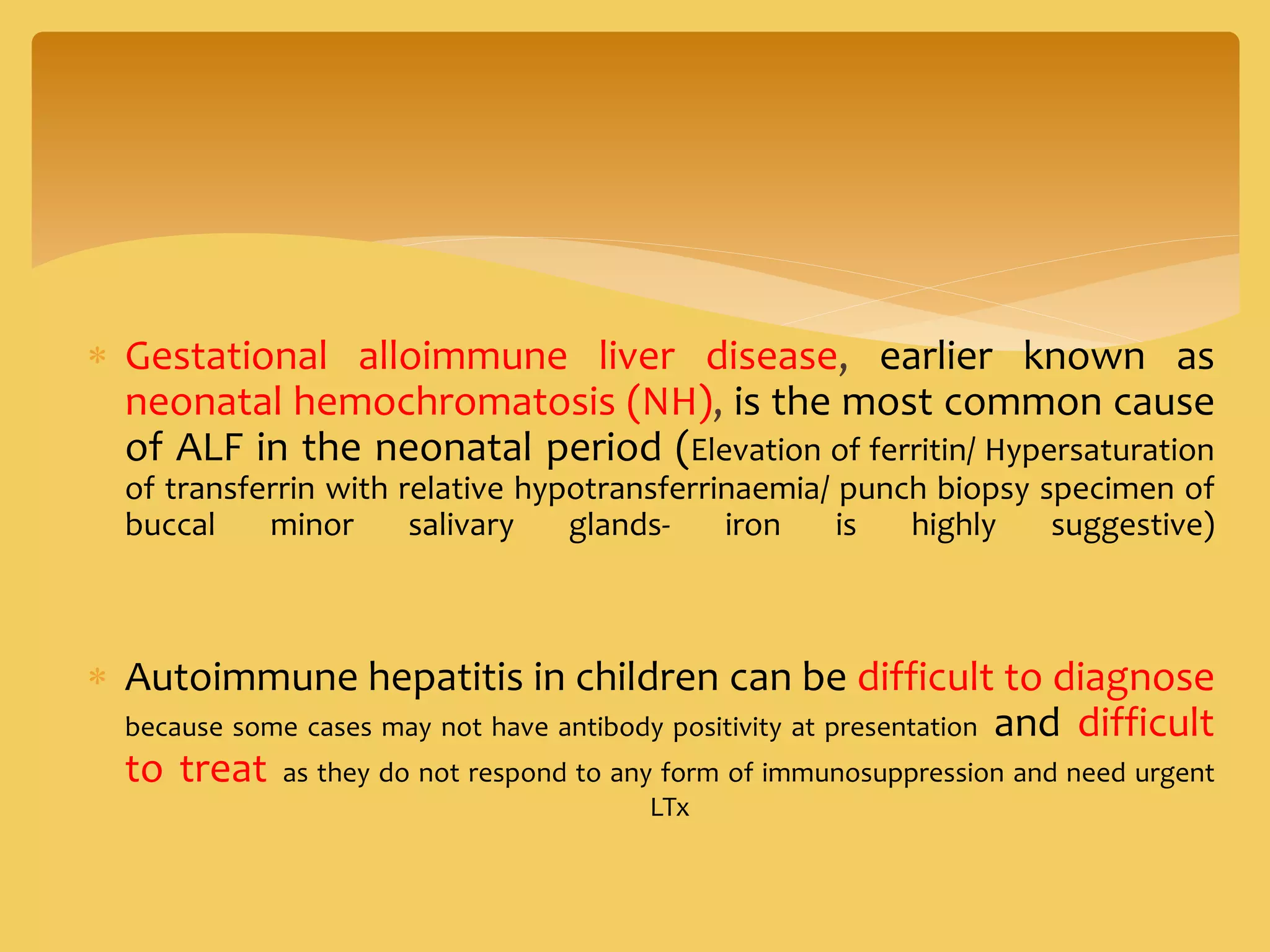Acute liver failure | PPTX