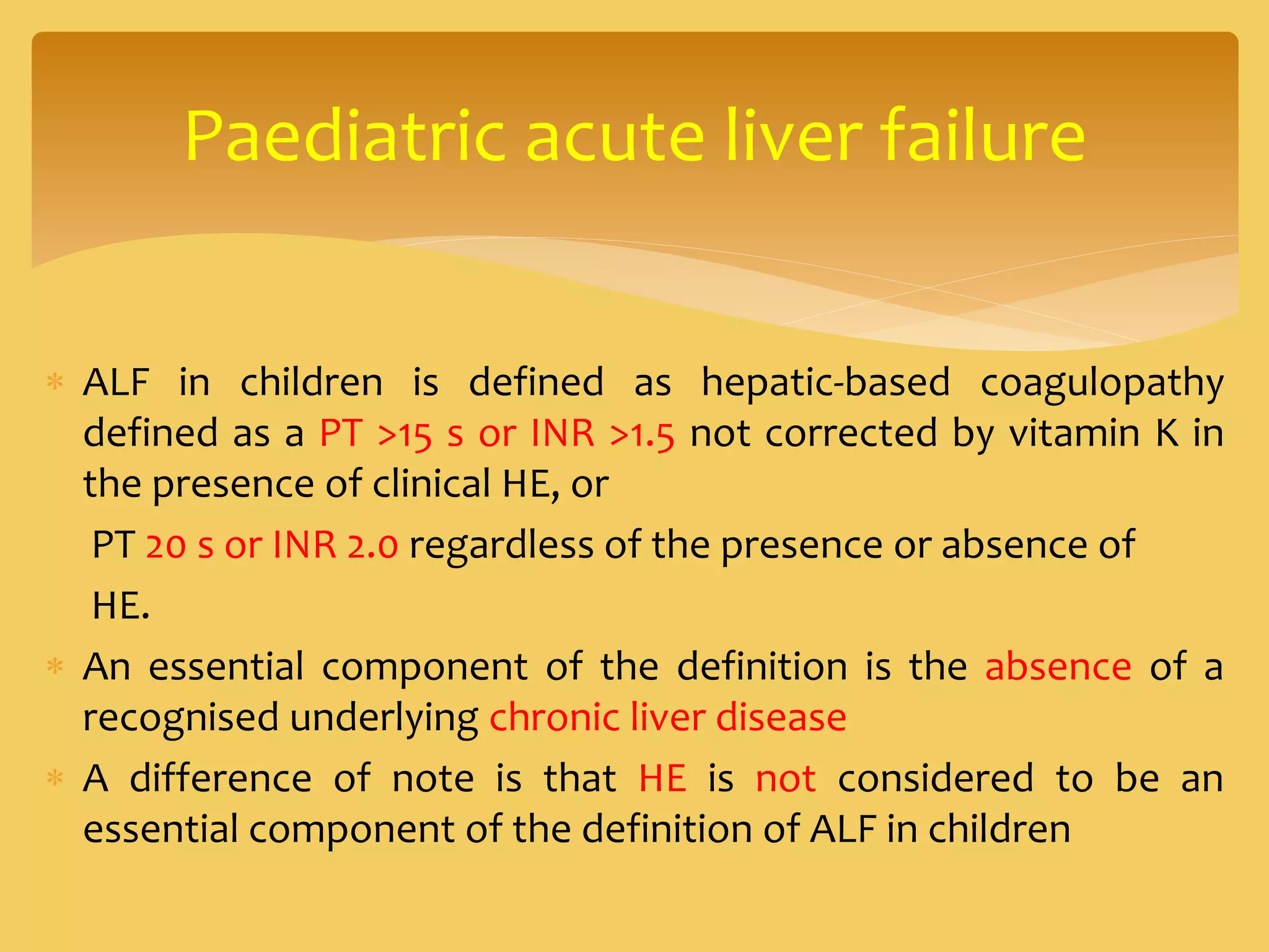 Acute liver failure | PPTX