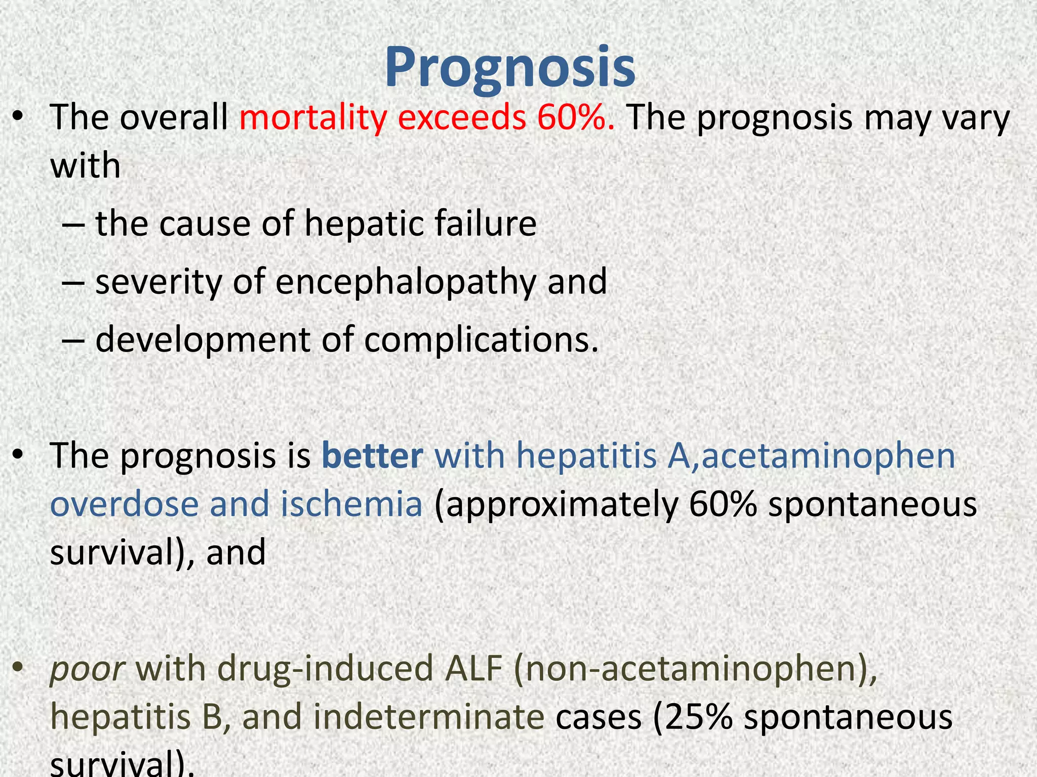 Acute liver failure in children | PPTX