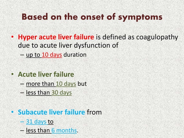 Acute liver failure in children | PPTX | Blood Disorders | Diseases and ...