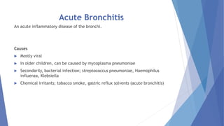 Acute lower respiratory tract infections | PPTX