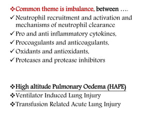 Acute lung injury | PPTX