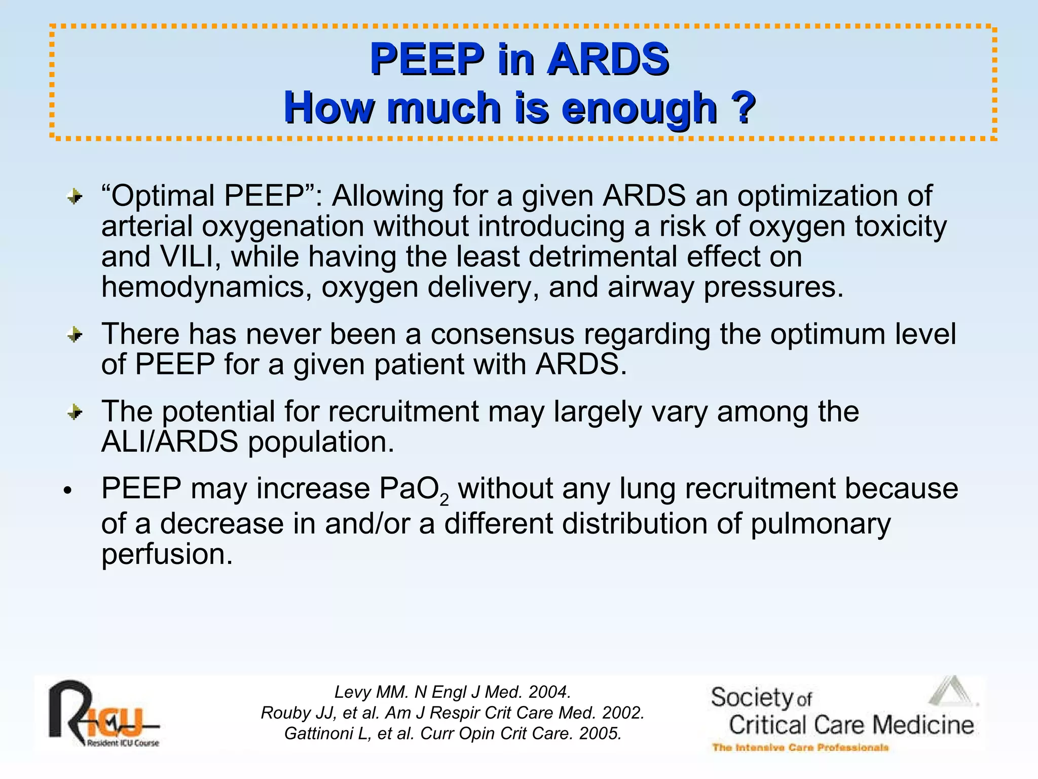 Acute Lung Injury & Ards | PPT