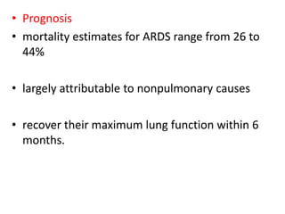 Acute lung injury & ards | PPT
