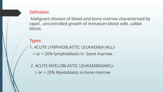 Comprehensive Overview of Acute Lymphoblastic Leukemia: Pathogenesis ...
