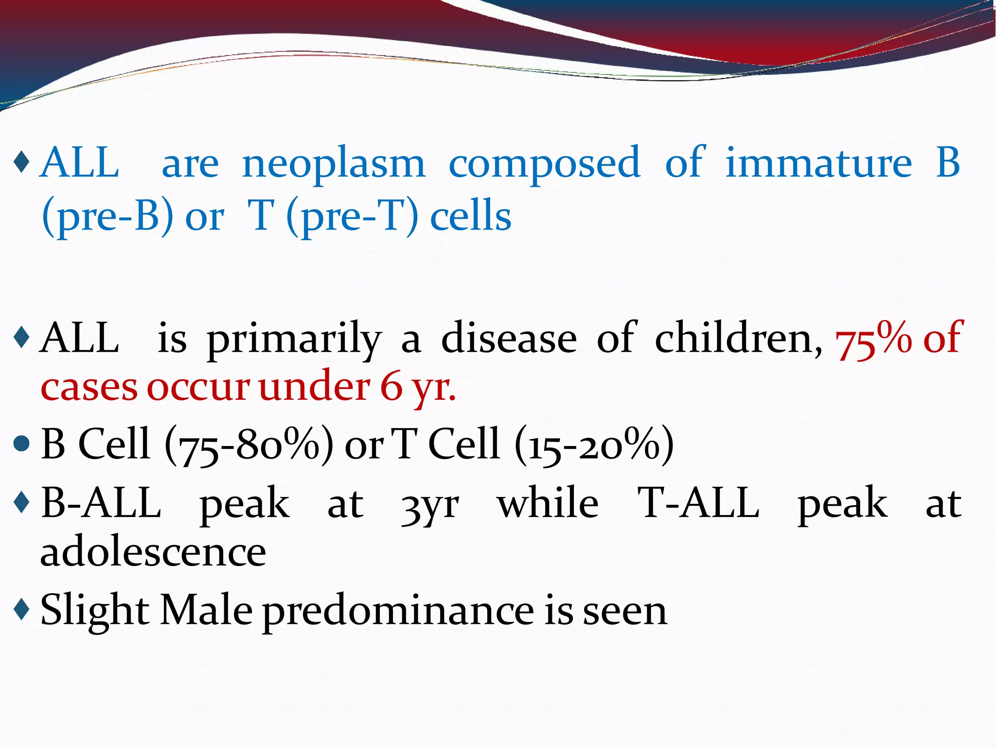 Acute Lymphoblastic Leukemia Pptx