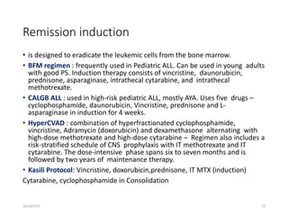 Acute Lymphoblastic Leukemia.pptx | Blood Disorders | Diseases and ...