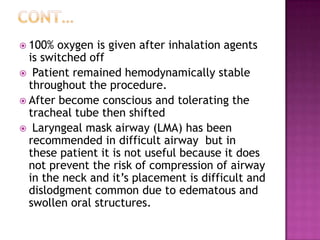 Acute lymphoid leukemia (case presentation) | PPTX