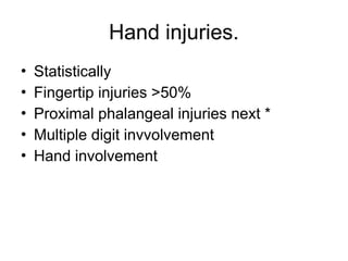 Acute management of hand injuries .pptx