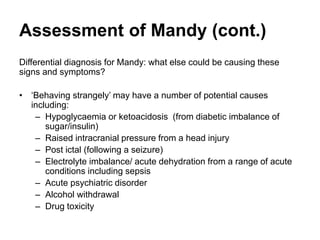 Acute services and substance misuse: poisoning or overdose | PPT
