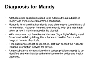 Acute services and substance misuse: poisoning or overdose | PPT