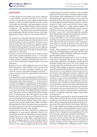 Acute massive gastric dilatation a surgical emergency | PDF