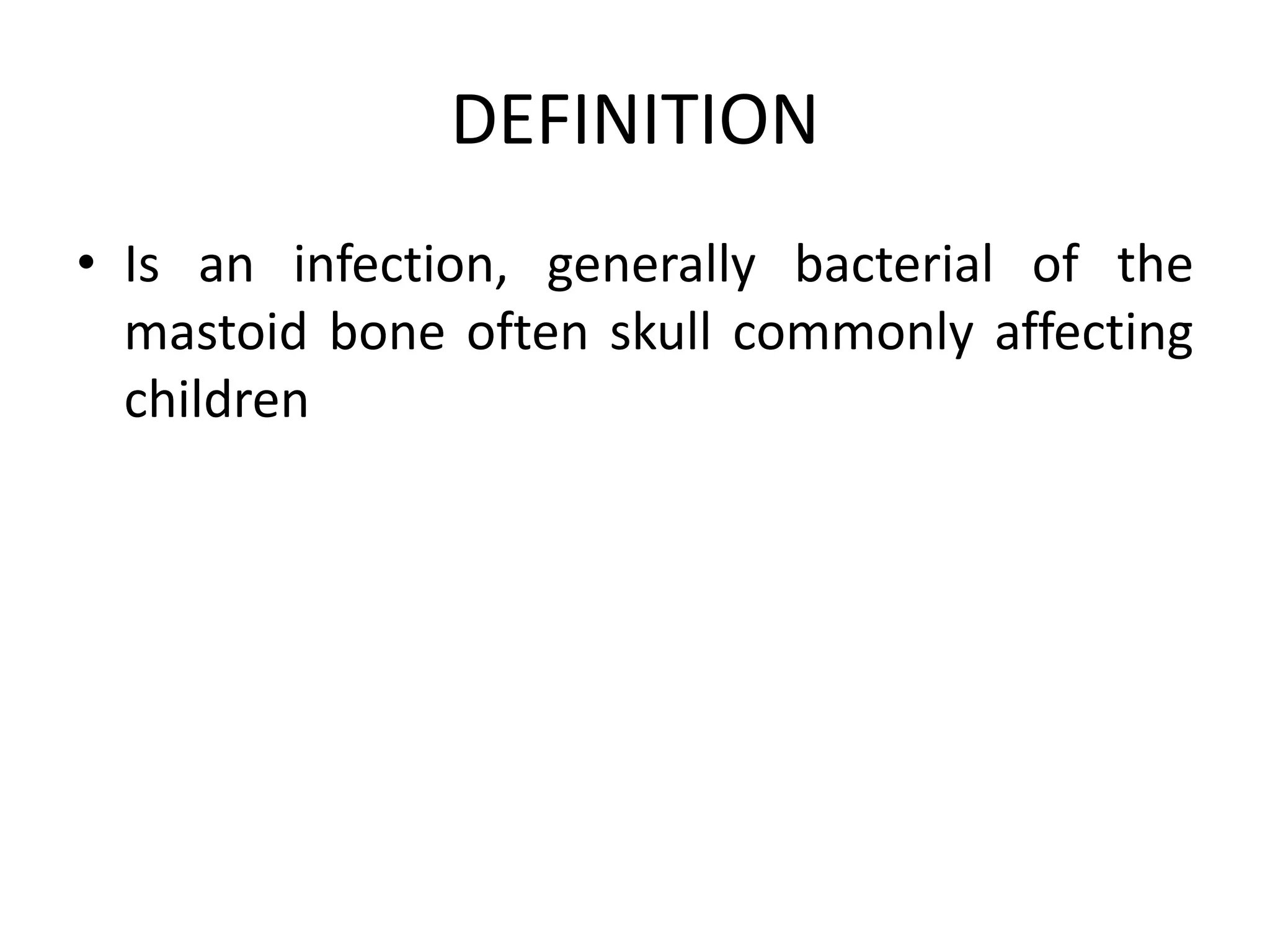 Acute mastoidtis | PPTX