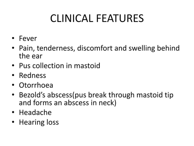 Acute mastoidtis | PPT