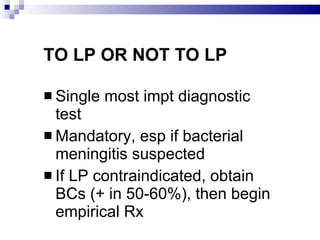 Acute meningitis | PPT