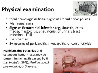 Meningitis: Epidemiology, diagnosis and management | PPTX