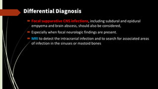 Acute Meningoencephalitis / Acute CNS infection | PDF