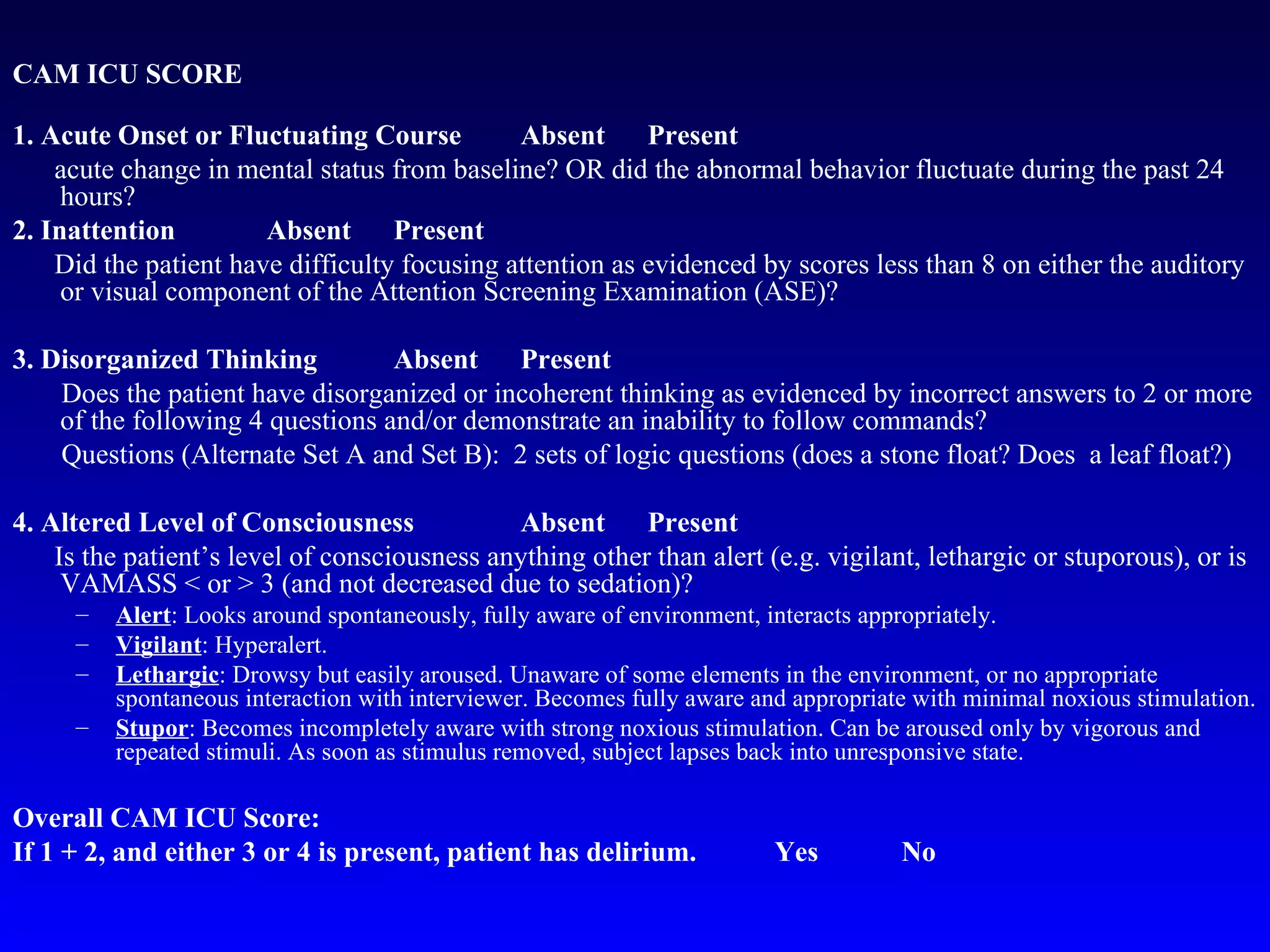 Acute Mental Status Changes[1] | PPT