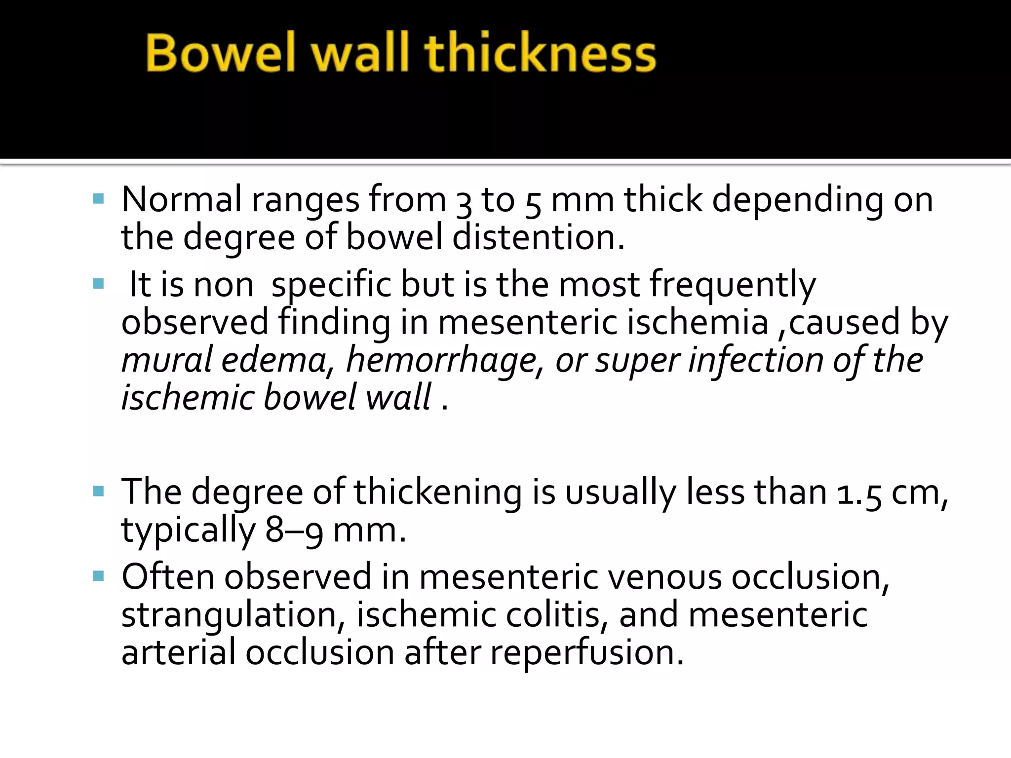 CT diagnosis of Acute mesenteric ischemia from various causes | PPTX
