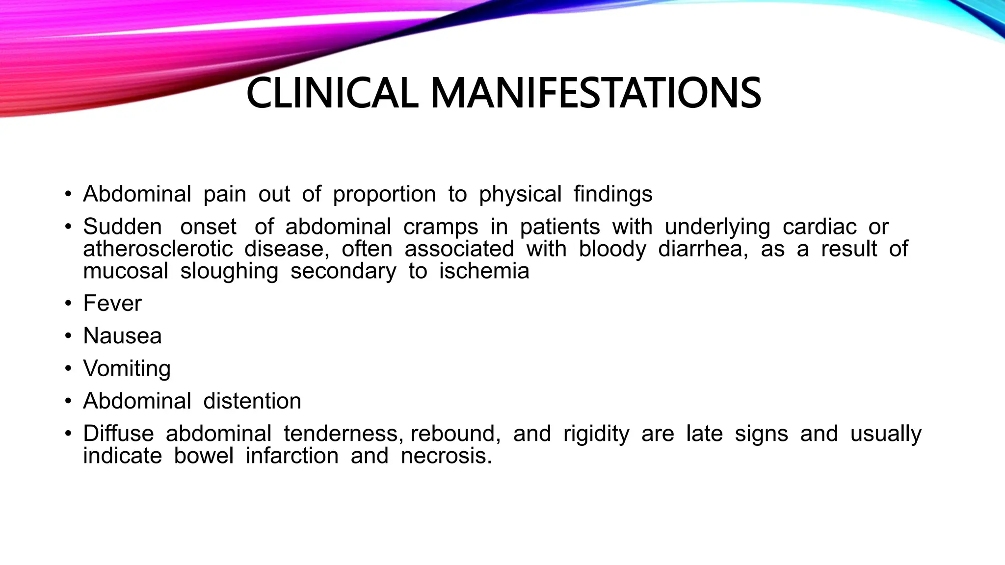 Acute mesenteric ischemia; anatomy, pathophysiology and management | PPTX
