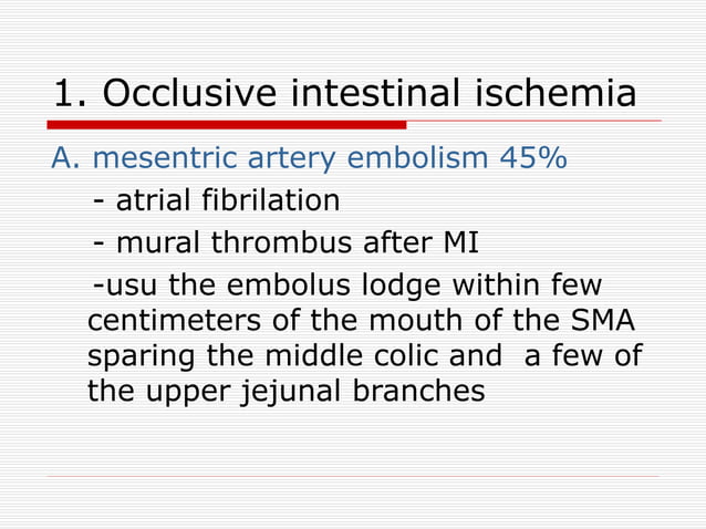 acute mesentric ischemia sanaa university .ppt