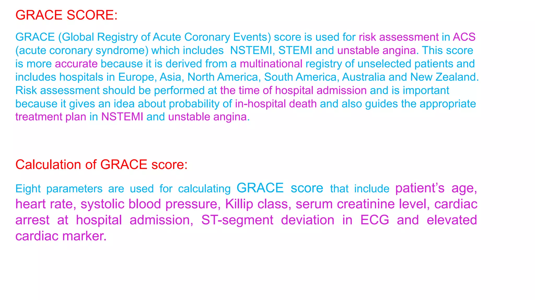 Acute MI - NSTEMI | PPTX