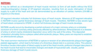 Acute MI - NSTEMI | PPTX