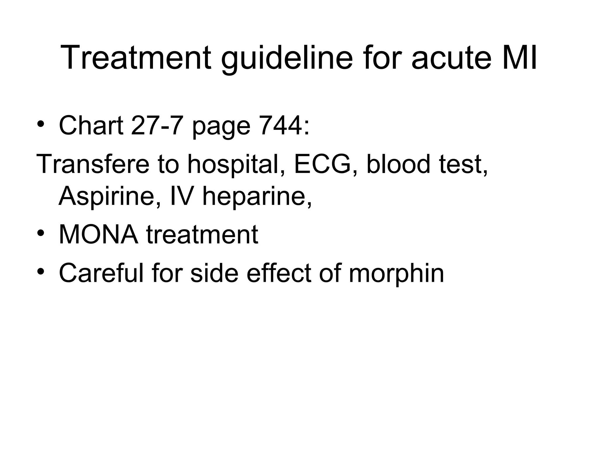 Acute MI Myocardial Infarction | PPT | Heart and Cardiovascular ...