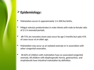 ACUTE MIDGUT VOLVULUS in children ppt.pptx