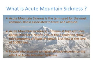 What is Acute Mountain Sickness, High Altitude Sickness in Leh Ladakh ...