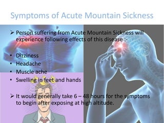 What is Acute Mountain Sickness, High Altitude Sickness in Leh Ladakh ...