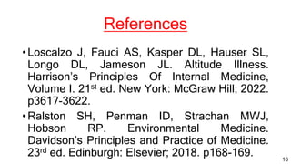 Acute Mountain Sickness and High-Altitude Cerebral Edema - Risk factors ...