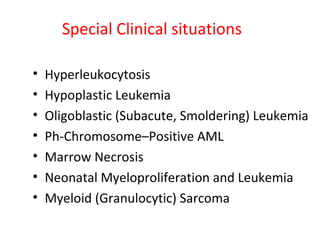 Acute Myelogenous Leukaemia | PPT
