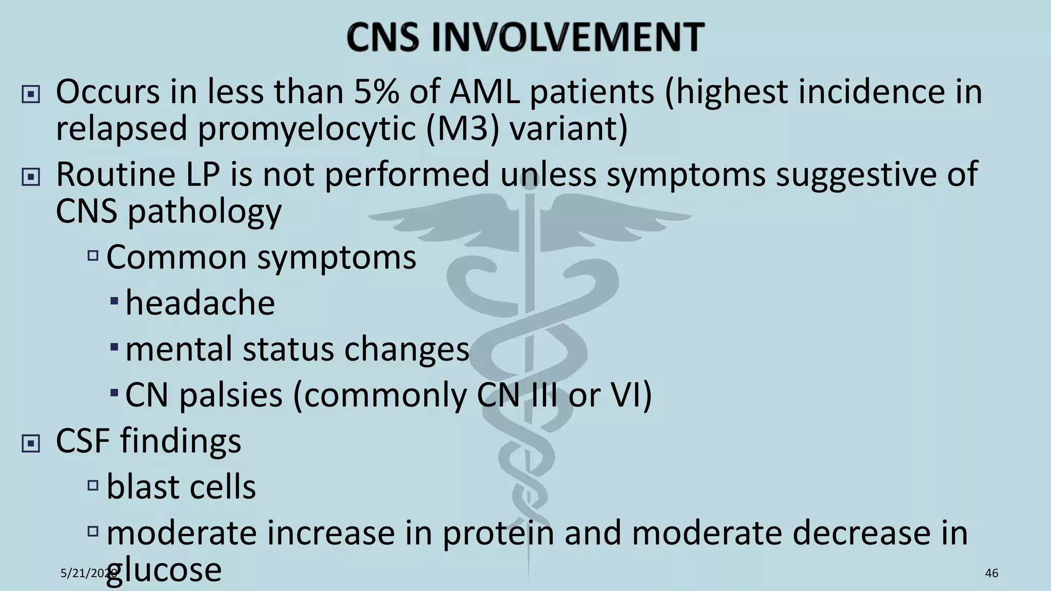 Acute myeloid leukaemia | PPTX