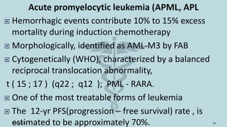 Acute myeloid leukaemia | PPTX